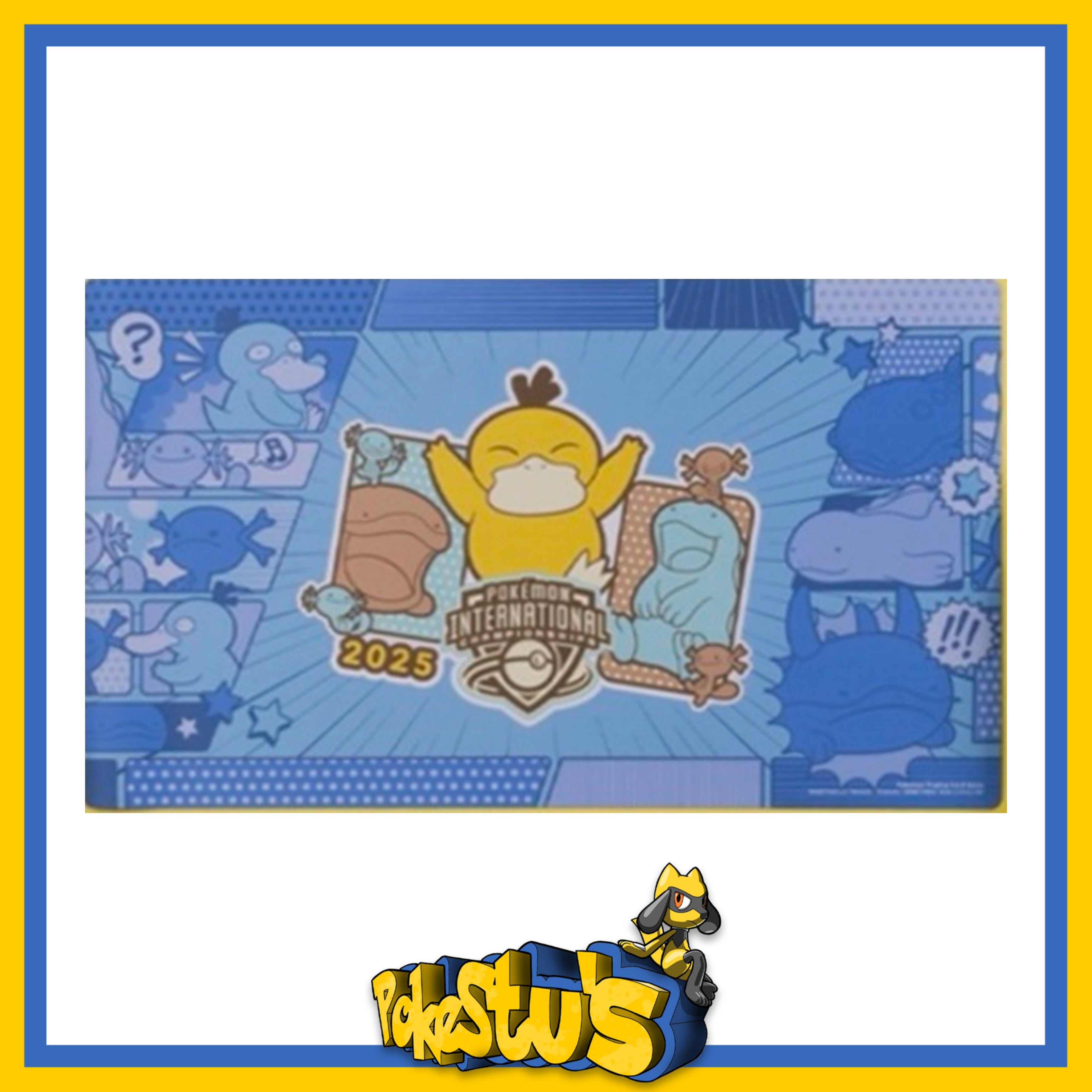 EUIC 2025 Pokémon Centre Exclusive Psyduck Playmat – PokeStu's